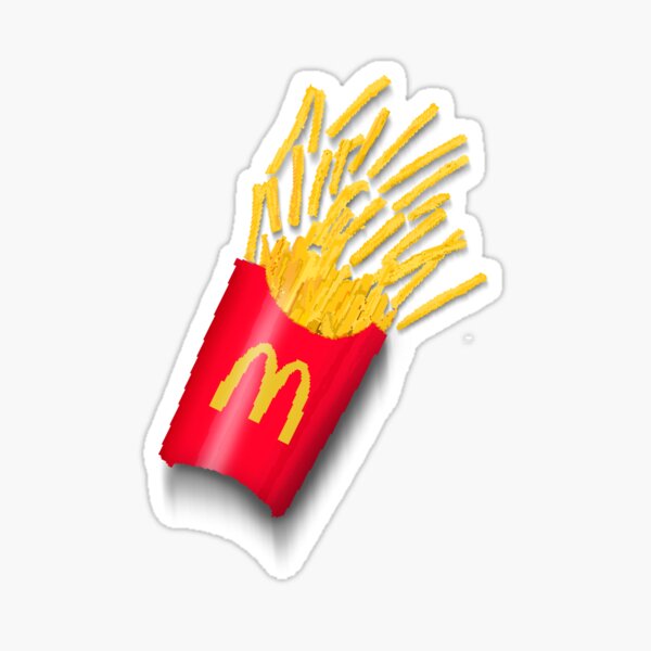"Fries Pixel Art" Sticker by digitalknight | Redbubble