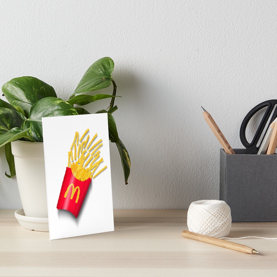 "Fries Pixel Art" Art Board Print for Sale by digitalknight | Redbubble