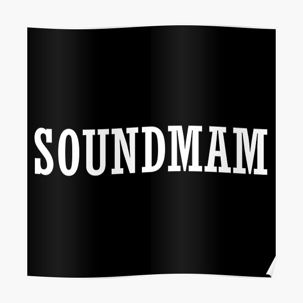 "soundman (white color)" Poster for Sale by lisaberton | Redbubble