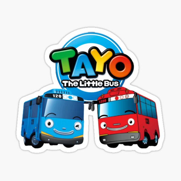 "Tayo the little bus Kids Animation" Sticker by AGATONart | Redbubble