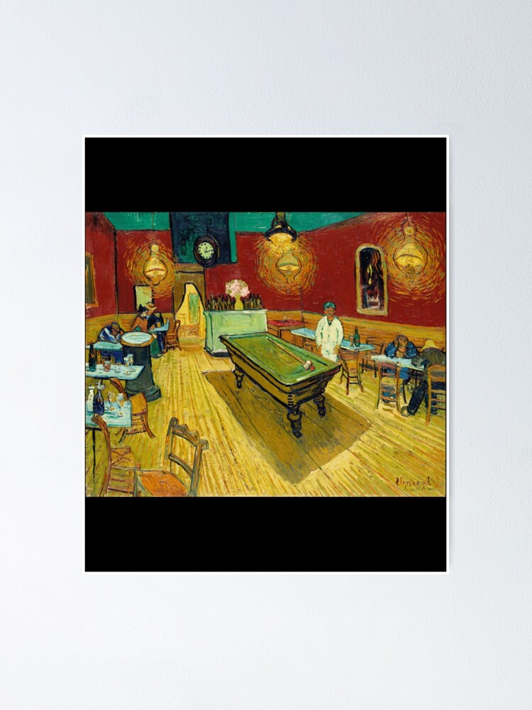 "Le café de nuit (The Night Café) (1888) by Vincent van Gogh. Classic ...
