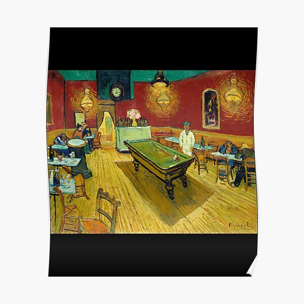 "Le café de nuit (The Night Café) (1888) by Vincent van Gogh. Classic ...