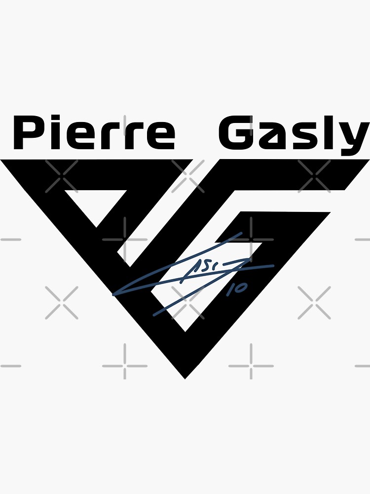 "Pierre Gasly Logo 2022" Sticker by larsmeijer11 | Redbubble