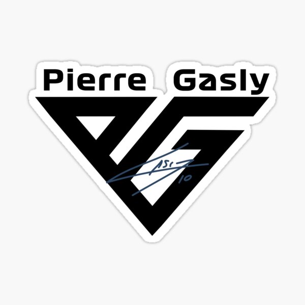 "Pierre Gasly Logo 2022" Sticker by larsmeijer11 | Redbubble