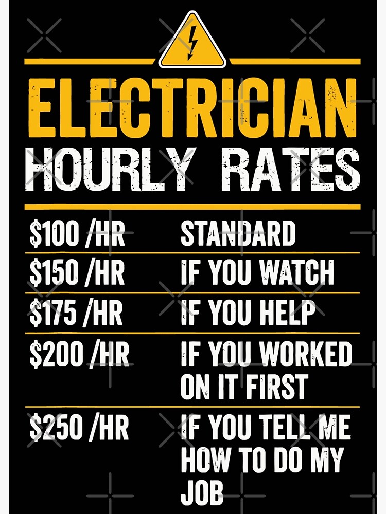 "electrician funny quotes gift" Poster for Sale by BrennaEirlys | Redbubble