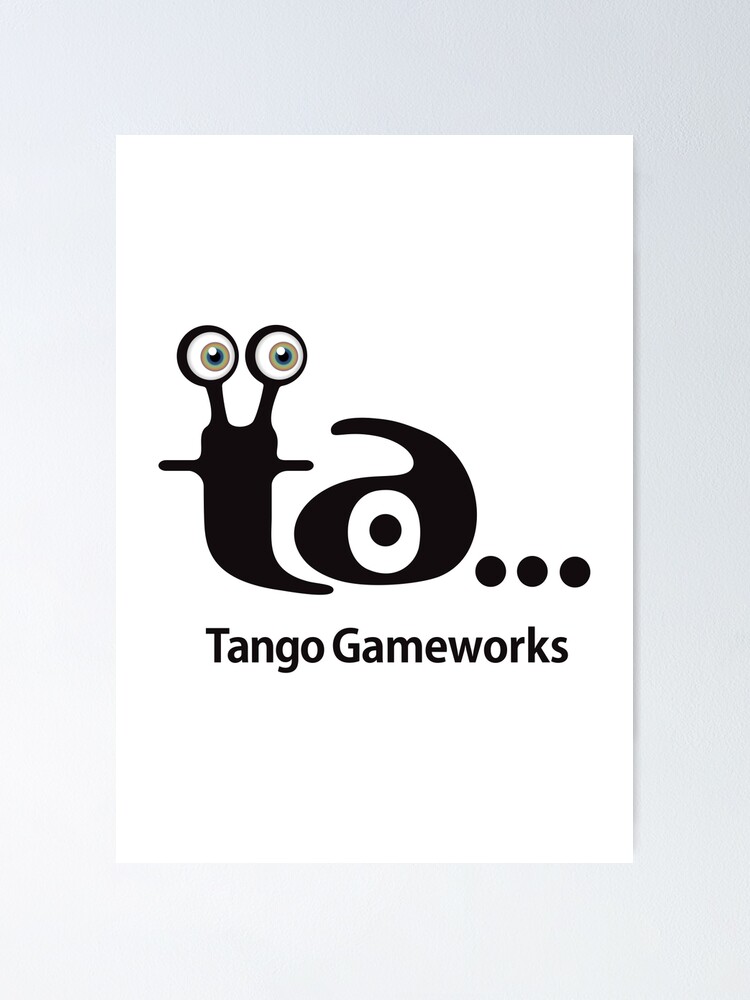 "Tango Gameworks (タンゴゲームワークス) Logo" Poster by RubenCRM | Redbubble