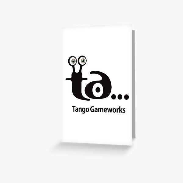 "Tango Gameworks (タンゴゲームワークス) Logo" Greeting Card by RubenCRM | Redbubble