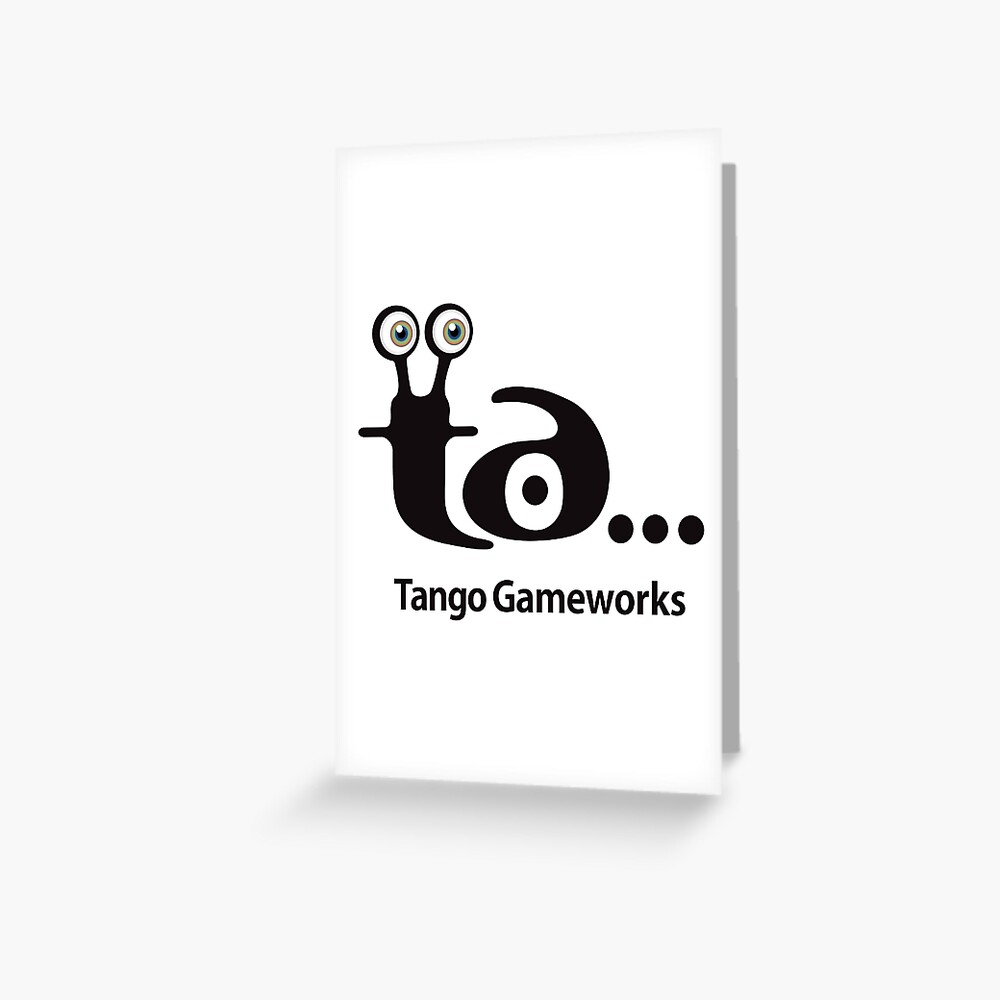 "Tango Gameworks (タンゴゲームワークス) Logo" Greeting Card by RubenCRM | Redbubble