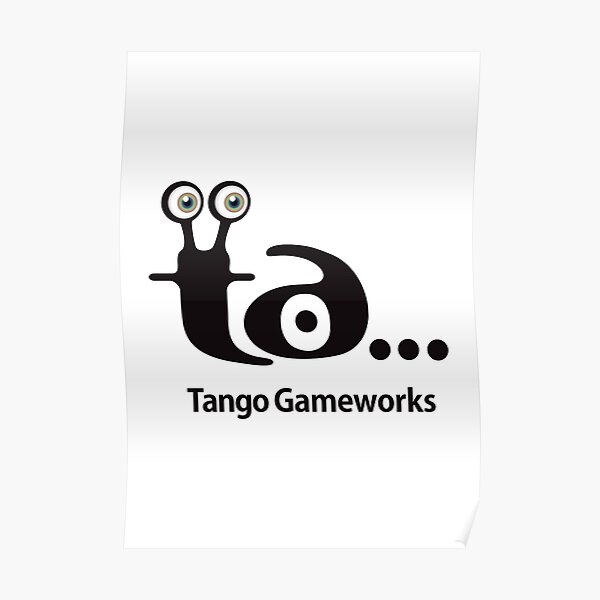 "Tango Gameworks (タンゴゲームワークス) Logo" Poster by RubenCRM | Redbubble