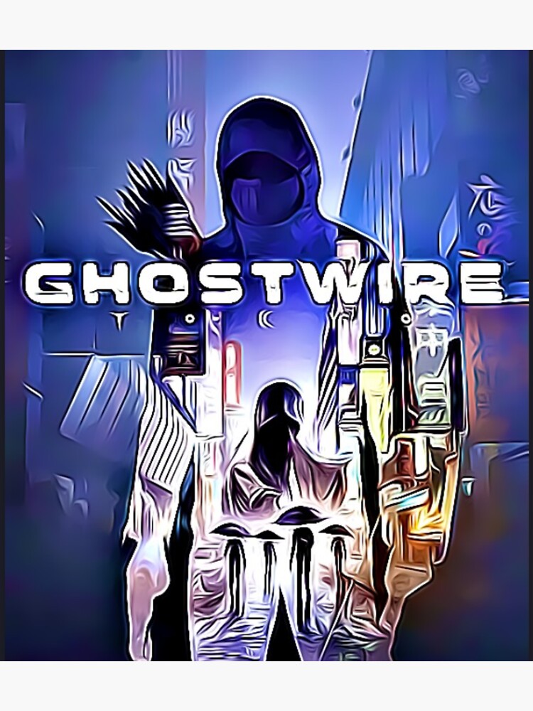 "GhostWire-Tokyo" Sticker by Stefancar00 | Redbubble