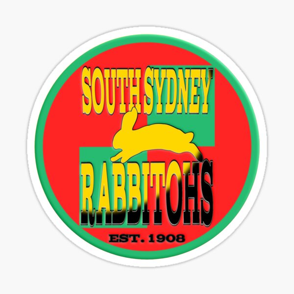 "South sydney rabbitohs South sydney rabbitohs" Sticker by World-sport ...