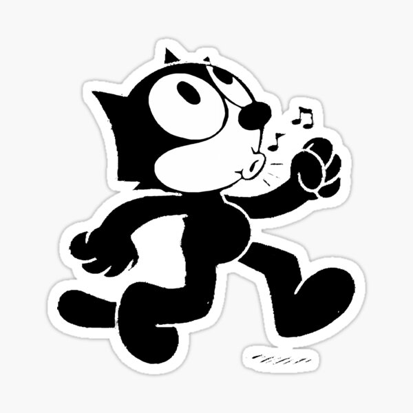Paper, Party & Kids Felix The Cat STICKERS Fishing Race great famous ...
