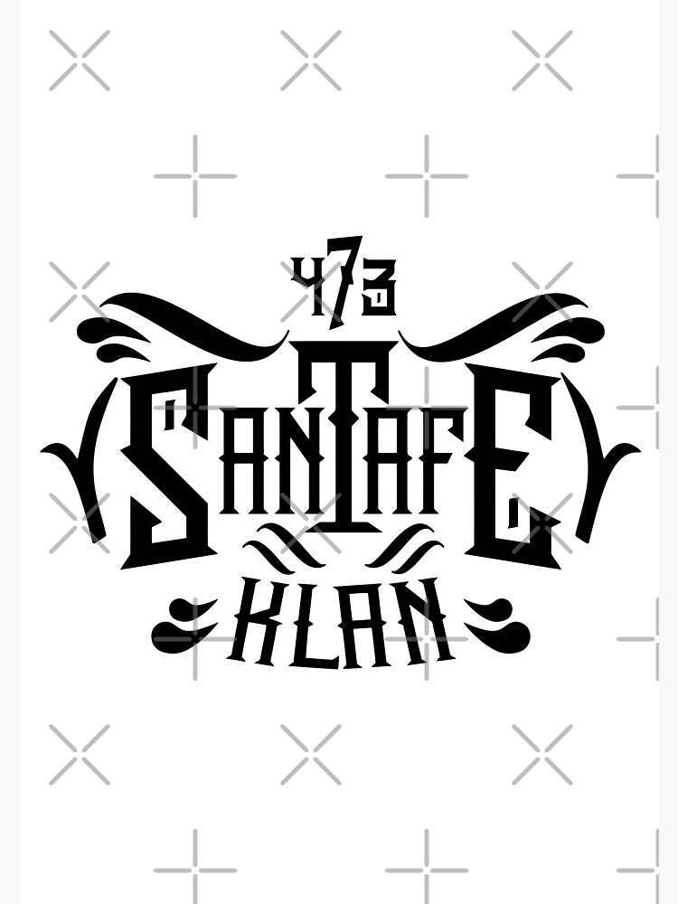 "Santa Fe Klan Merch Santa Fe Klan Logo" Spiral Notebook for Sale by ...