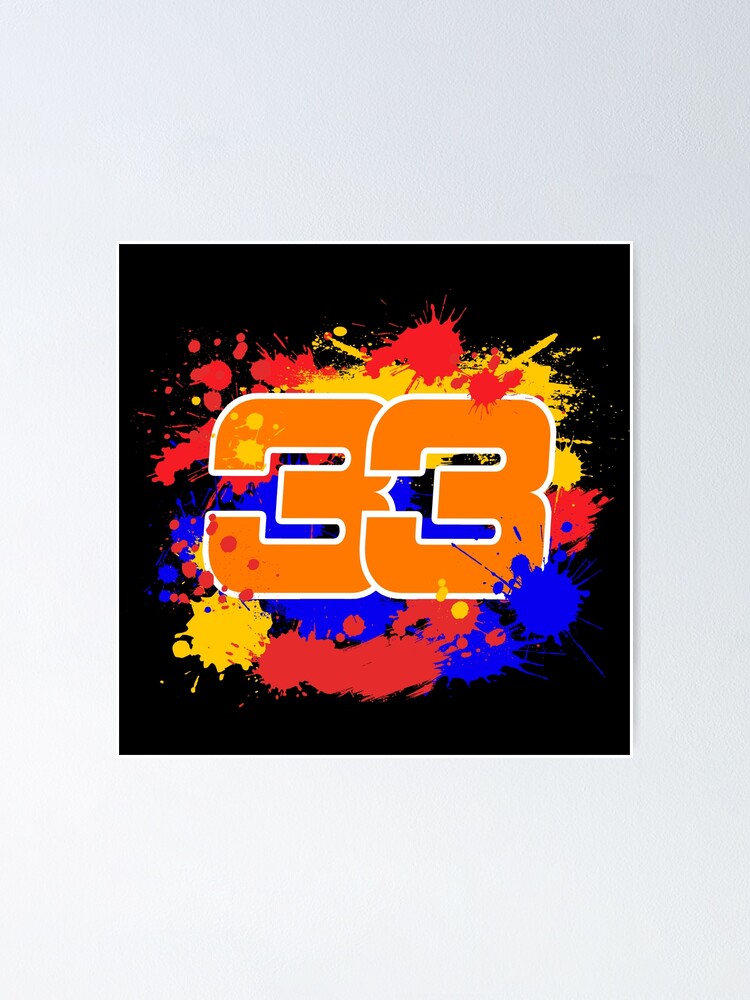 "Max Verstappen 33 Red Bull F1 " Poster for Sale by larsmeijer11 ...