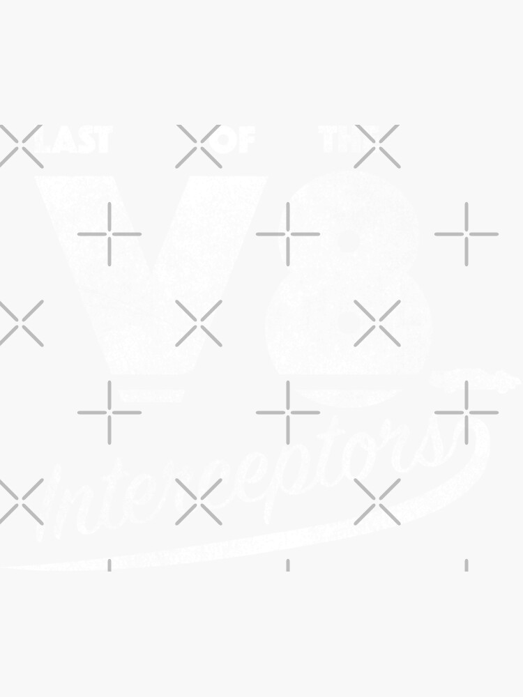 "Funny Gifts Last Of The V8 Interceptors Gift For Fans" Sticker by Drjoselockmanjr | Redbubble