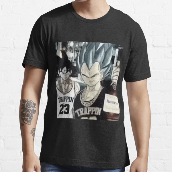 "Goku and Vegeta Trappin Classic TShirt2282 Essential ." Essential T ...