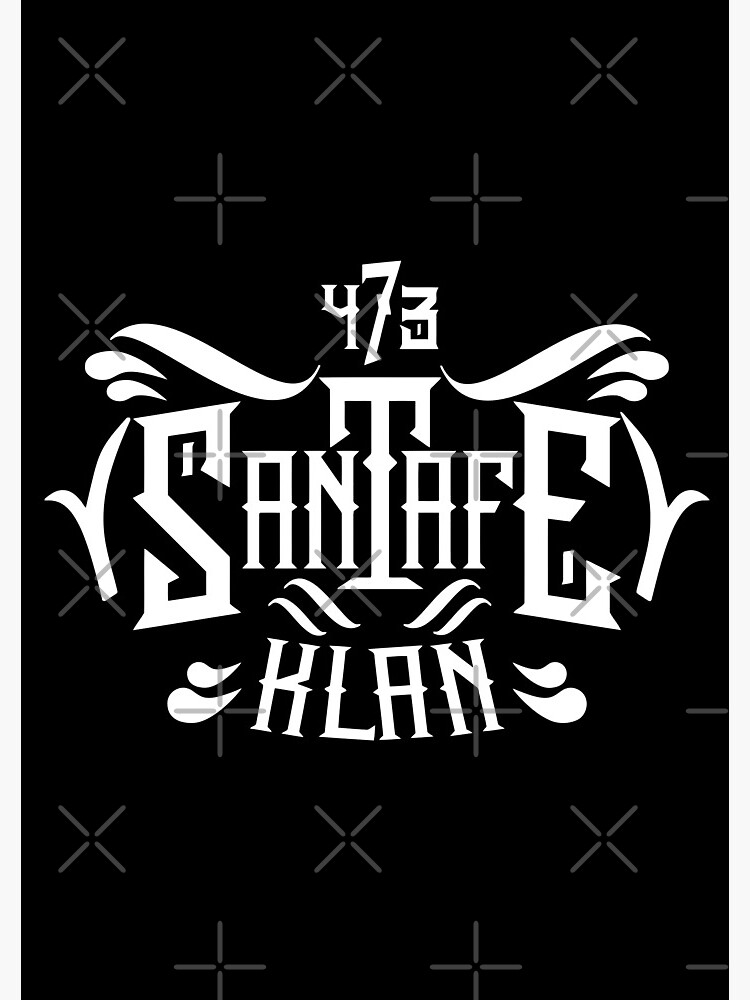 "Santa Fe Klan Merch Santa Fe Klan Logo" Spiral Notebook by MaherCoShop ...