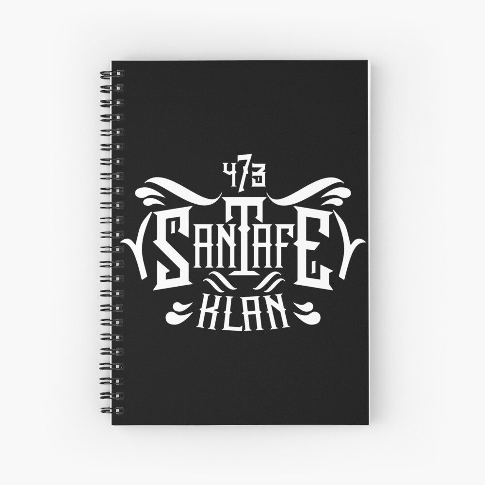 "Santa Fe Klan Merch Santa Fe Klan Logo" Spiral Notebook by MaherCoShop ...