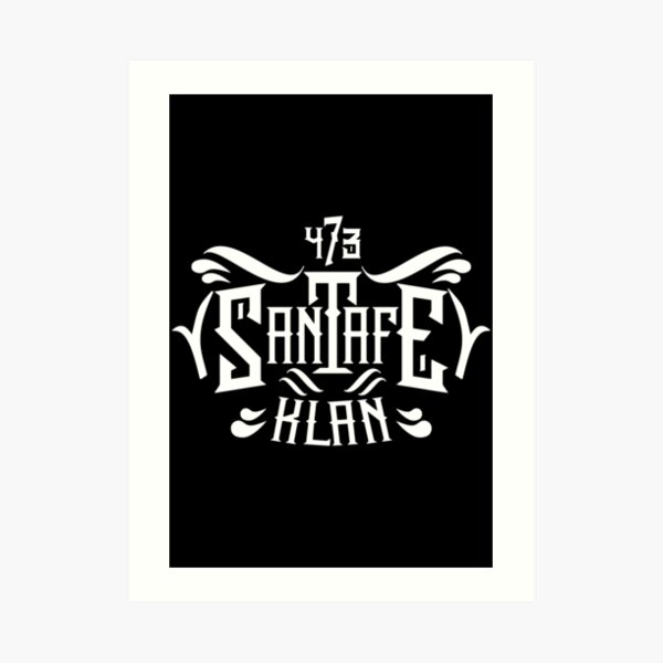 "Santa Fe Klan Merch Santa Fe Klan Logo" Art Print by MaherCoShop ...