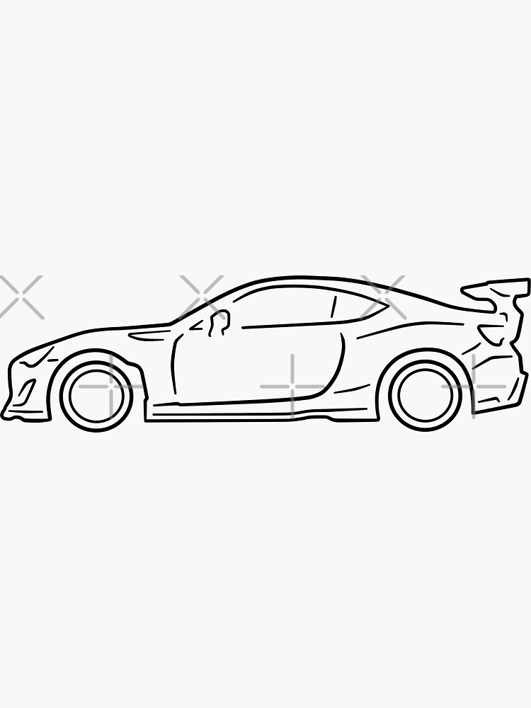 "Scion FRS" Sticker for Sale by AutoClub | Redbubble