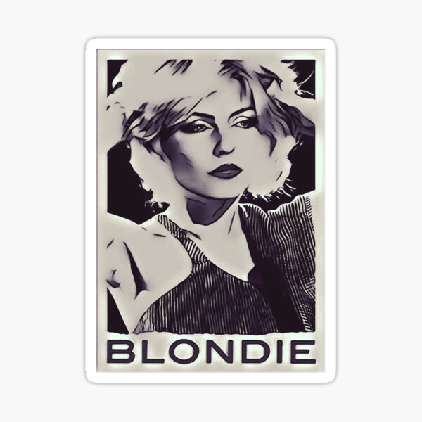 "Blondie Band fan art and merch" Sticker by groovervgunter | Redbubble