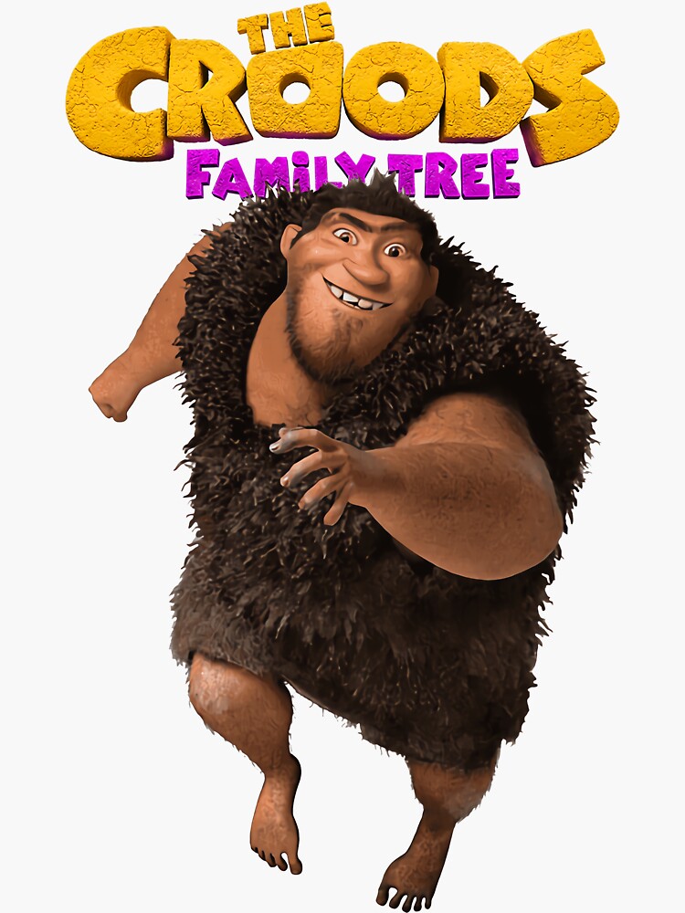 "The Croods Family Tree Grug" Sticker for Sale by sarisuwarni35 | Redbubble