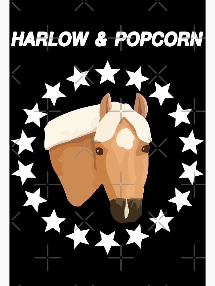 Harlow And Popcorn Merch Popcorn The Pony Premium Matte Vertical Poster ...