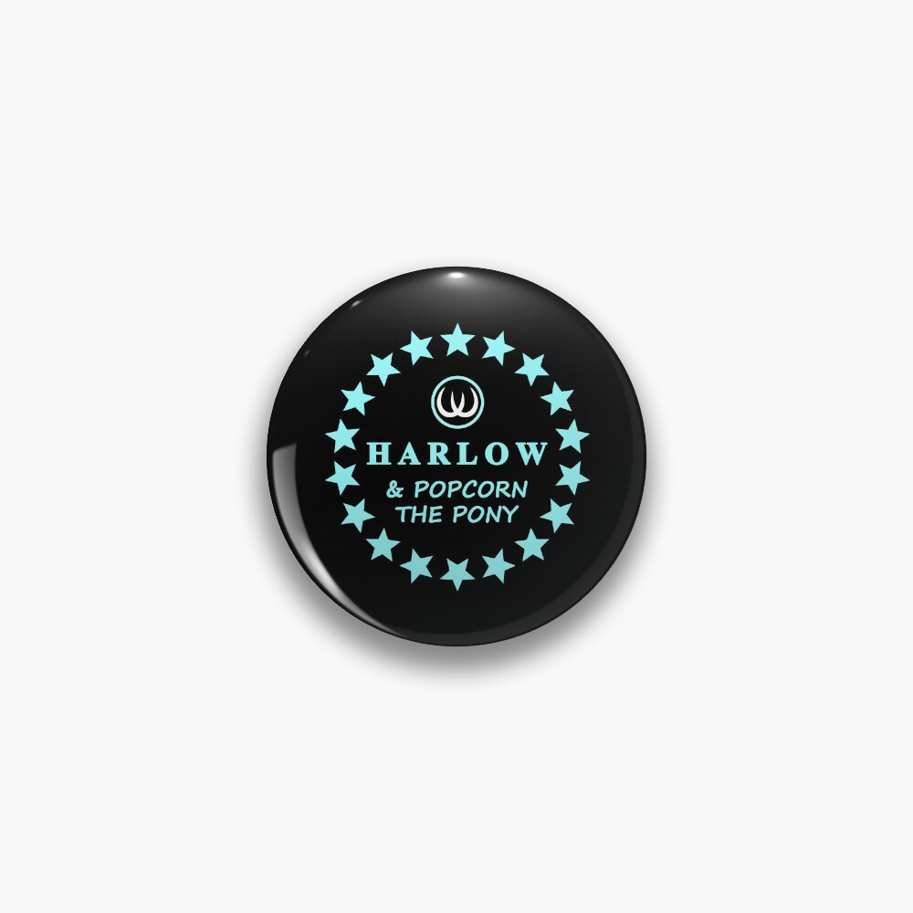 "Harlow And Popcorn Merch Harlow Logo" Pin for Sale by MaherCoShop ...