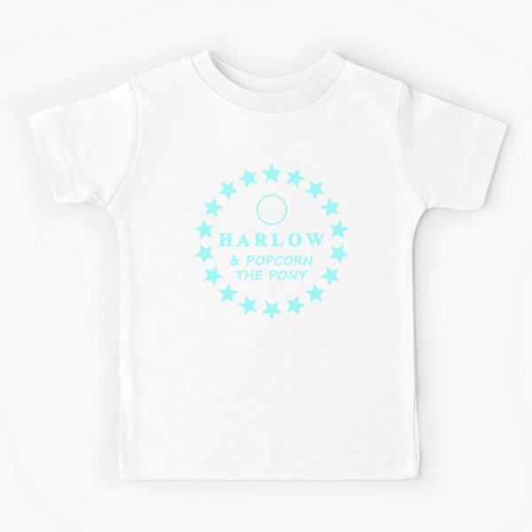 "Harlow And Popcorn Merch Harlow Logo" Kids T-Shirt for Sale by ...