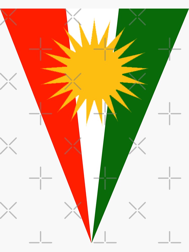 "Kurdish Flag " Sticker for Sale by KurdishShops | Redbubble