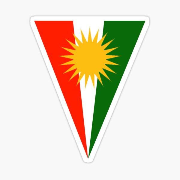 "Kurdish Flag " Sticker for Sale by KurdishShops | Redbubble