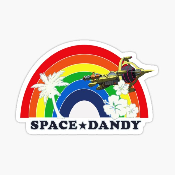 "Space 'Hawaii' Dandy " Sticker for Sale by goncalobrown | Redbubble