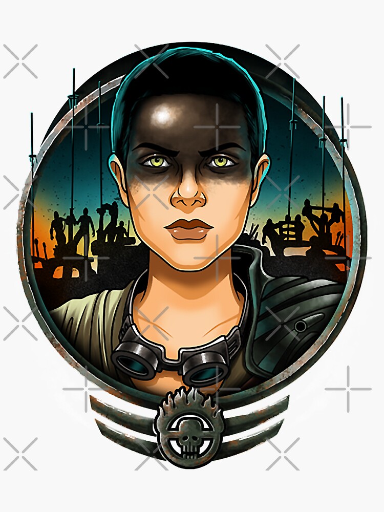 "Music Vintage Retro Furiosa Funny Graphic Gift" Sticker by ...