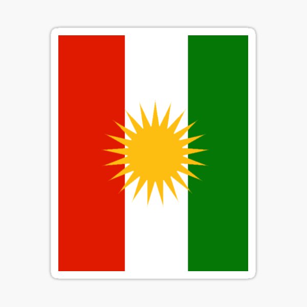 " Kurdish Flag " Sticker by KurdishShops | Redbubble