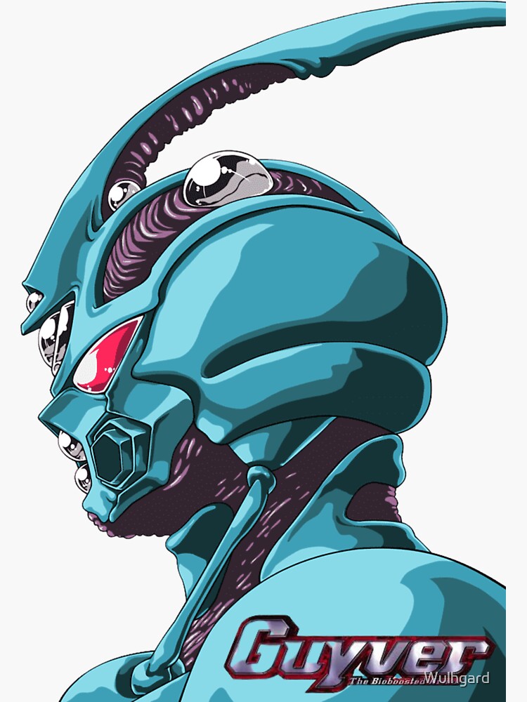 "Guyver. Bio booster armor. V1" Sticker by Wulhgard | Redbubble