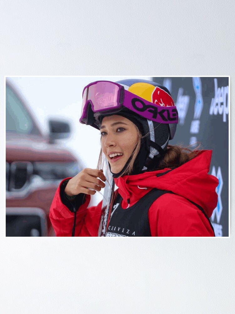 "eileen gu freestyle skier, eileen gu olympic gold medals" Poster by ...
