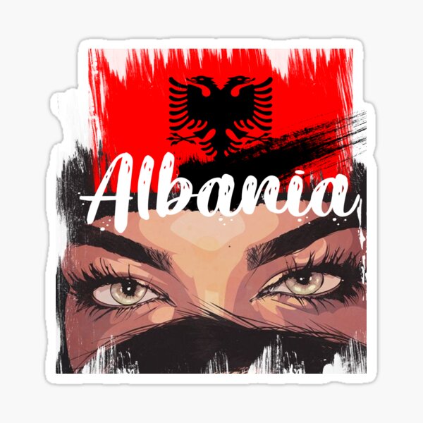 "Albania" Sticker for Sale by DesignDS | Redbubble