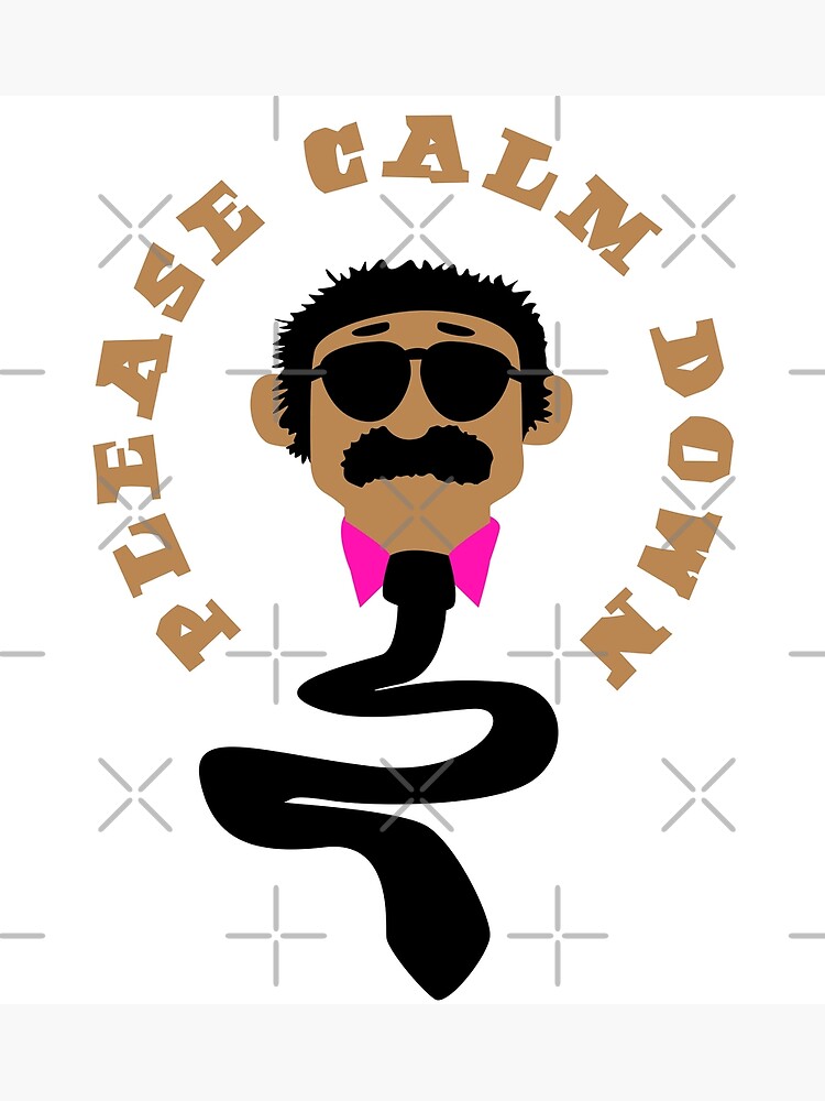 "Please Calm Down " Poster for Sale by Raju-Creative | Redbubble