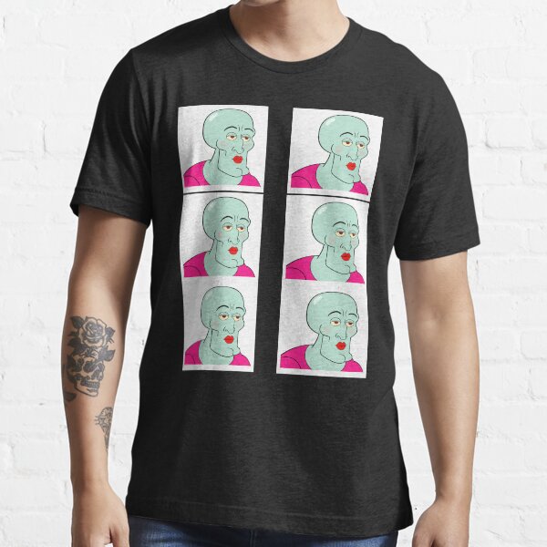 "Handsome Squidward Pack of Makeup Stickers" T-shirt for Sale by ...
