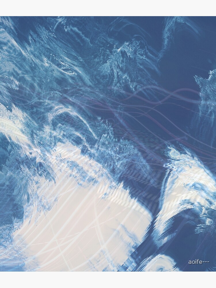 "Whitewater texture" Poster for Sale by aoife--- | Redbubble