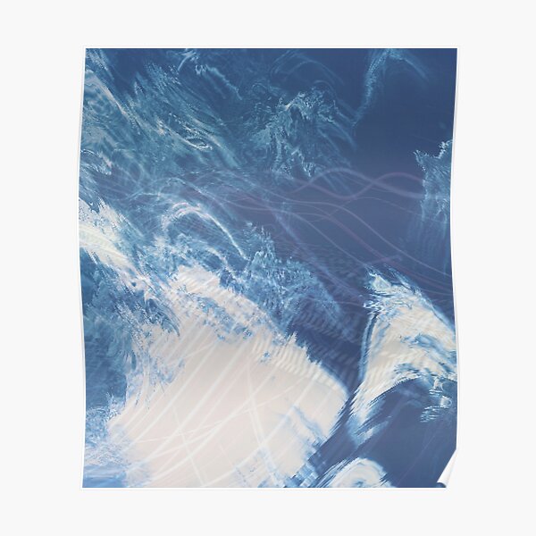 "Whitewater texture" Poster for Sale by aoife--- | Redbubble