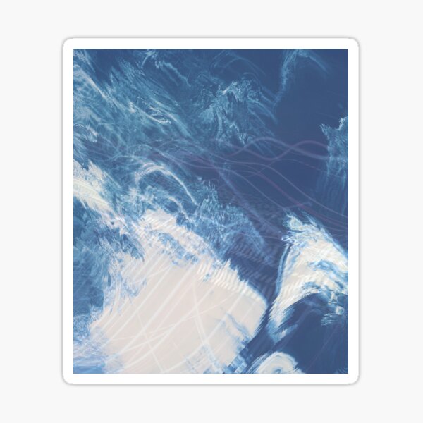 "Whitewater texture" Sticker by aoife--- | Redbubble