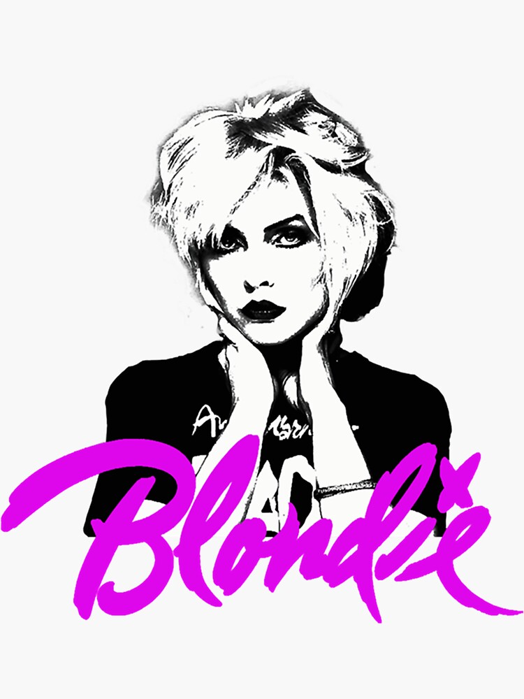 "Blondie Band fan art and merch" Sticker by groovervgunter | Redbubble