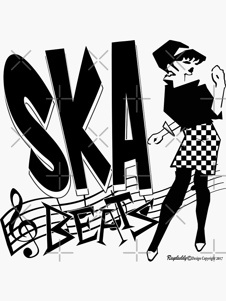 "Ska Beats" Sticker by rudeboy1 | Redbubble
