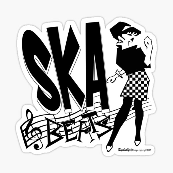 "Ska Beats" Sticker by rudeboy1 | Redbubble