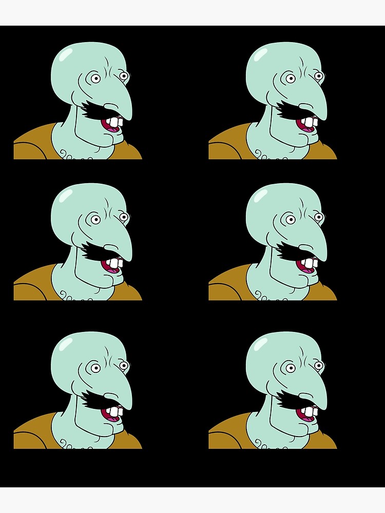 Póster «Calamardo Guapo Pack de Stickers estilo Nigel Thornberry» de ...