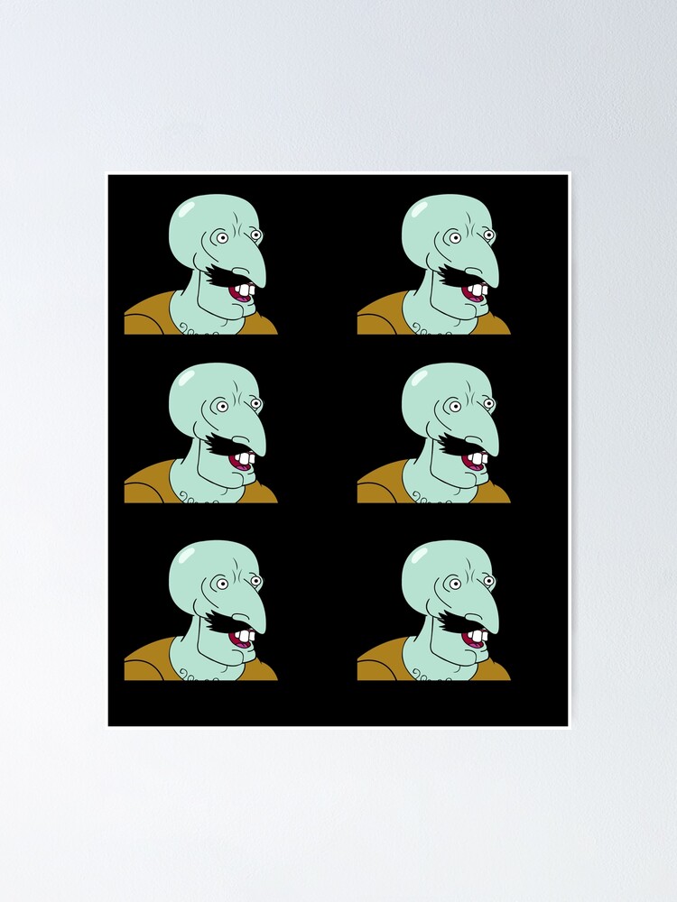 "Handsome Squidward Pack of Stickers Nigel Thornberry style" Poster by ...