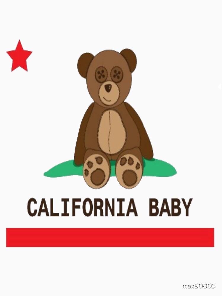 "CALI BABY" T-shirt by max90805 | Redbubble
