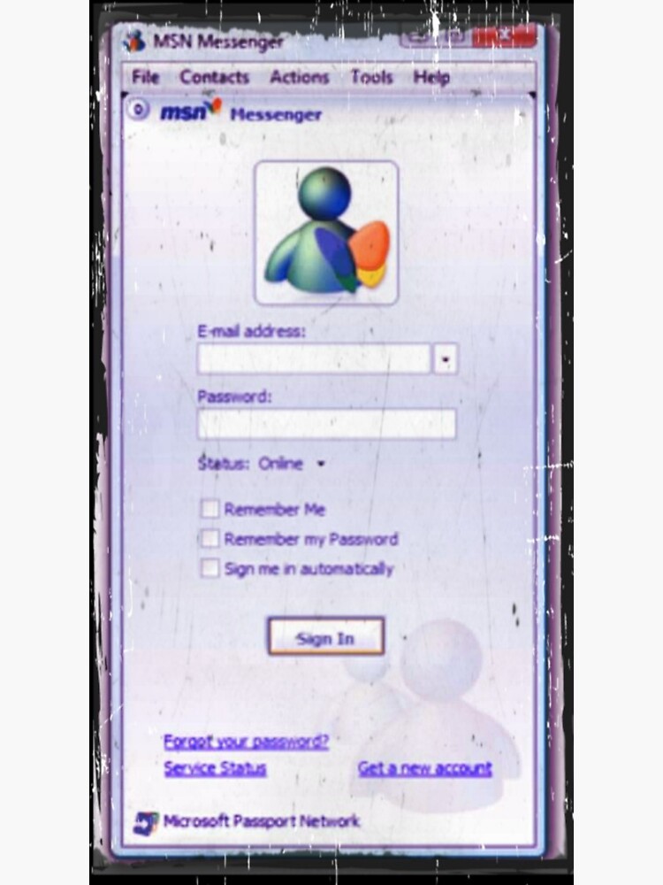 "MSN" Sticker by LanaDesing | Redbubble