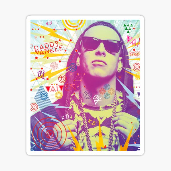 "Daddy yankee Graphic T-Shirt" Sticker by Rozanadesign | Redbubble
